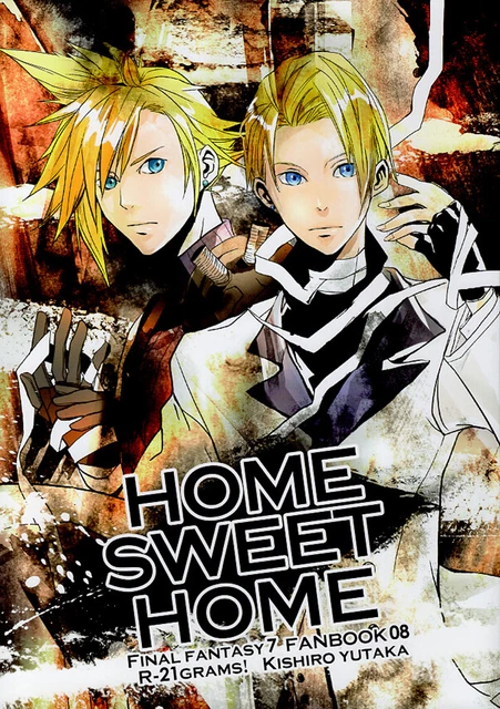 FINAL FANTASY 7 VII Doujinshi Comic Book Rufus Shinra x Cloud Strife ...