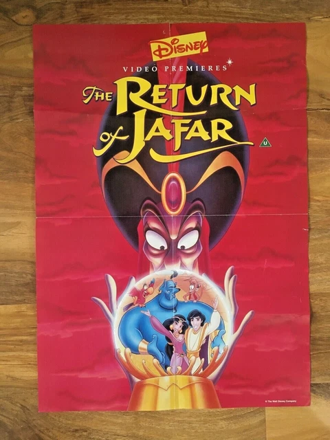 90'S WALT DISNEY Video Premieres The Return Of Jafar Aladdin ...