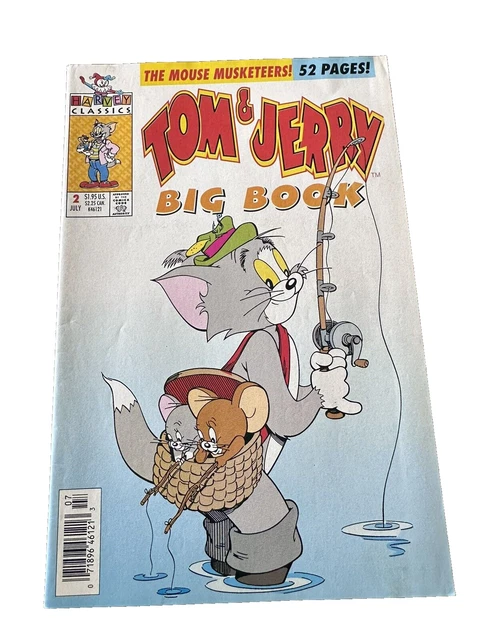 HARVEY COMIC TOM & Jerry Big Book 'The Mouse Musketeers' 1992 July Vol2 ...