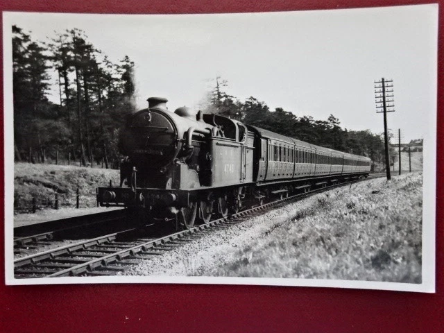 PHOTO LNER Ex Gnr Class N2 0-6-2T Loco No 4745 Br 69524 £3.00 - PicClick UK