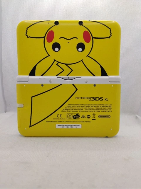NINTENDO 3DS XL Pikachu Special Limited Edition Mint Screens Pokemon ...