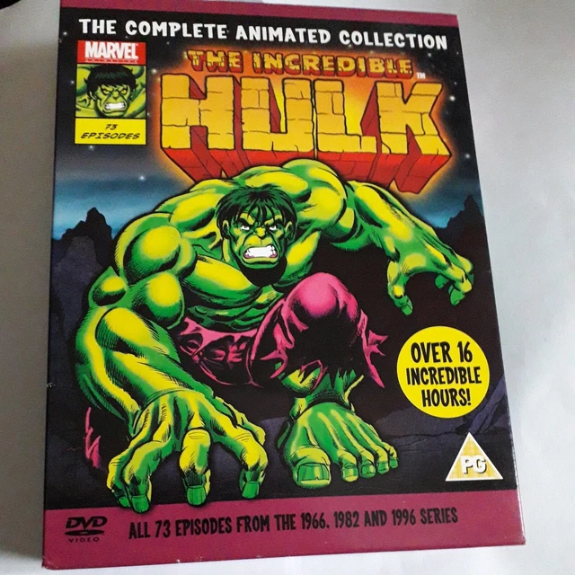 THE INCREDIBLE HULK Complete Animated Collection Dvd 73 Episodes 1966 ...