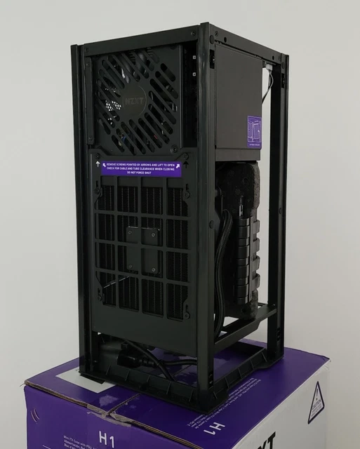 NZXT H1 MINI-ITX Case mit AIO und 650 Watt Netzteil - Weiß EUR 150,00 ...