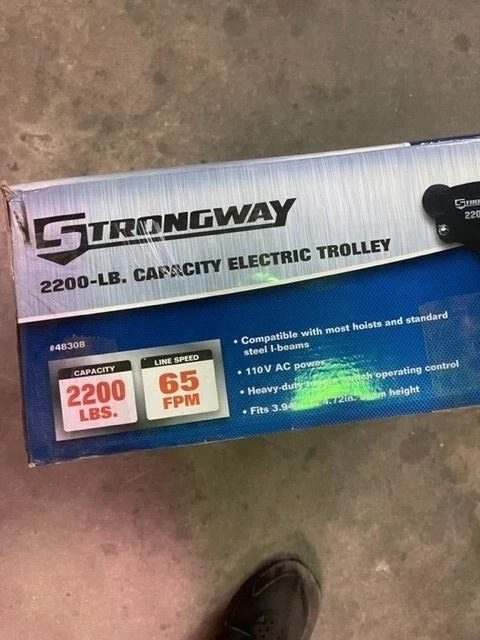 STRONGWAY ELECTRIC CHAIN Hoist 2,200 LBS #48308 $1,350.00 - PicClick