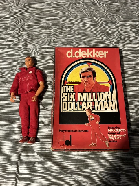 THE BIONIC SIX MILLION DOLLAR MAN Action Figure And Boxed Playsuit £250 ...