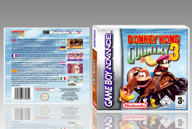 BOITIER DONKEY KONG COUNTRY 3. GAME BOY ADVANCE. PAL FR. SANS LE JEU ...