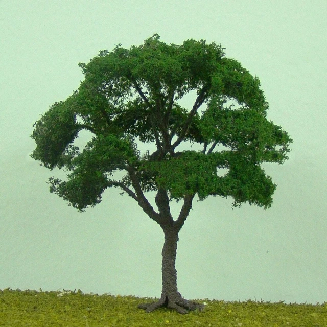 REALISTIC 10CM MODEL Elm Trees for Miniature Scenery and Train Railroad ...