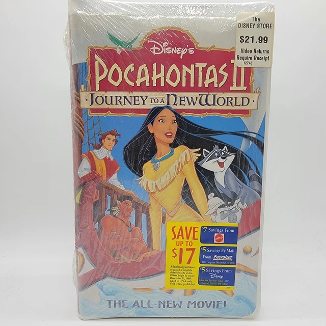 POCAHONTAS II: JOURNEY to a New World (VHS, 1998, Disney) Brand New ...