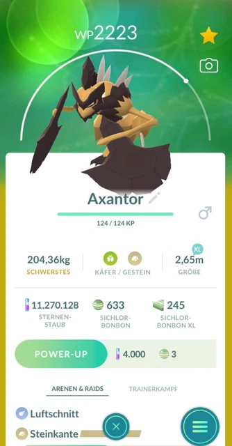ESCLUSIVO POKÉMON GO KLEAVOR Trade ULTRA RARO scambio falco Axantor ...