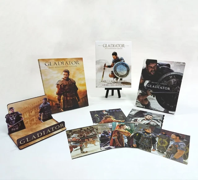 GLADIATOR 20TH ANNIVERSARY 4K UHD Limited Edition Steelbook Set EUR 113,94 - PicClick IT