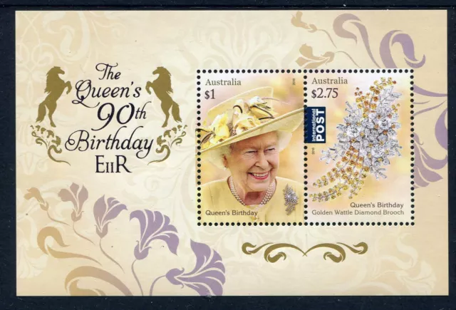 2016 BIRTHDAY OF Her Majesty Queen Elizabeth II - MUH Mini Sheet $6.50 ...