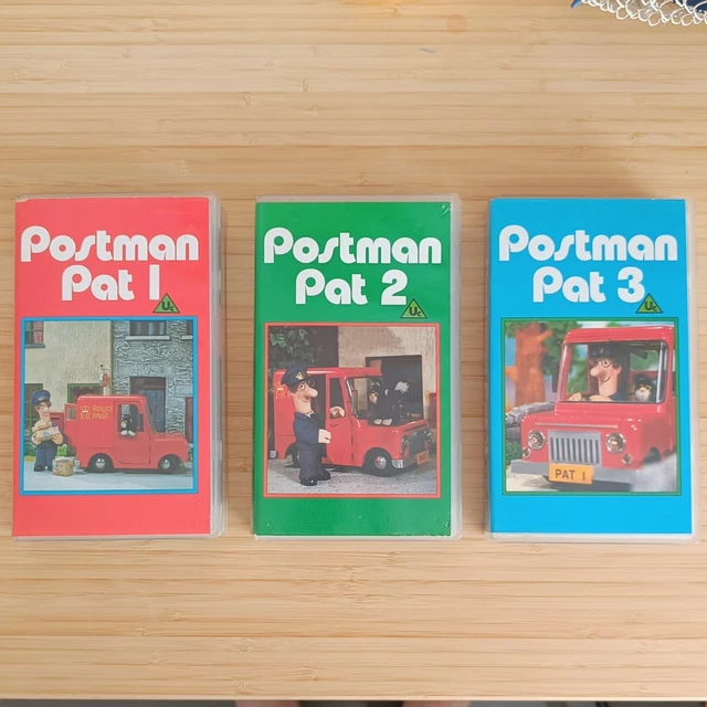 POSTMAN PAT 1 2 & 3 VHS - Original Vintage BBC TV series video tapes ...