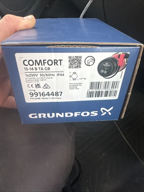 GRUNDFOS HOT WATER Recirculating Pump Secondary Hot Water Pump 15-14 B ...