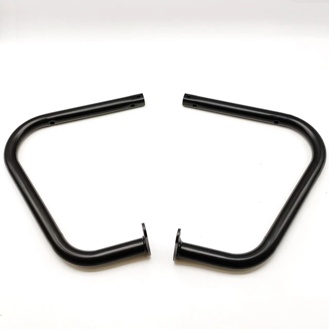 SET CRASH BAR Black Original ROYAL ENFIELD Classic/Bullet/Meteor 350 £ ...