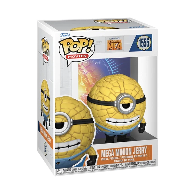 #1555 MEGA MINION Jerry, RARE, Despicable Me 4, Games Funko Pop, NEW ...