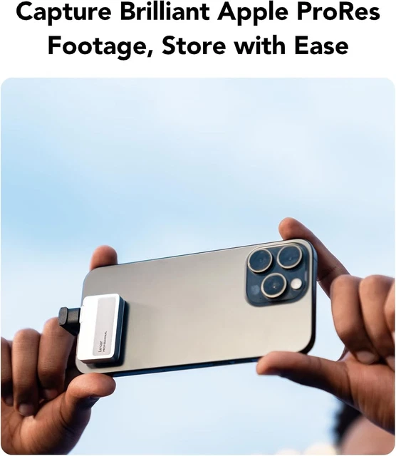 LEXAR PROFESSIONAL GO Portable SSD 2TB, Ultra-Compact, Supports Apple ...