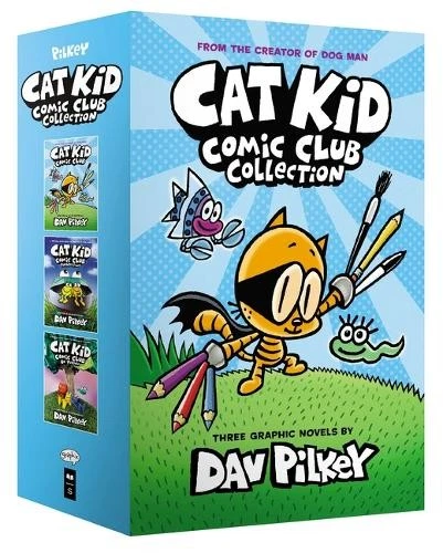 DAV PILKEY THE Cat Kid Comic Club Collection: From the Cre (Mixed Media ...