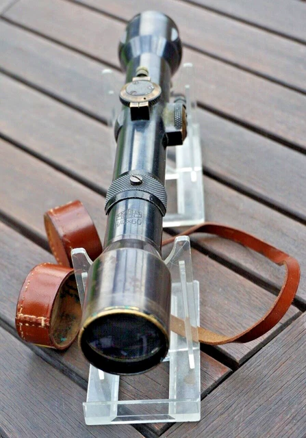 H/4X60 KARL KAHLES WIEN STEEL SNIPER SCOPE WEHRMACHT RETICLE 1 ORIGINAL ...