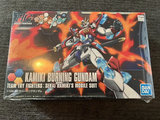 BANDAI HOBBY BUILD Fighters HGBF Kamiki Burning Gundam HG 1/144 Model ...