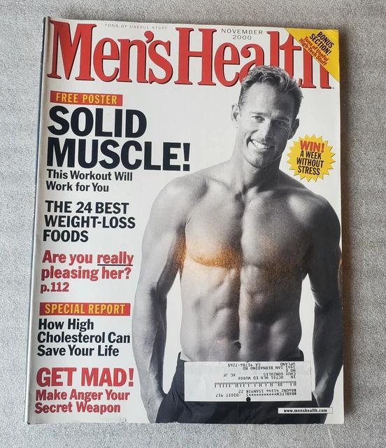 VINTAGE MEN’S HEALTH Magazine October 1999 Muscle Body Building Fitness Exercise £3.95 - PicClick UK