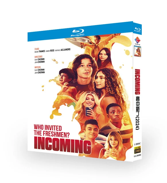 INCOMING (2024) BD Film US Comedy Movie 1-Disc All Region Free New Box ...