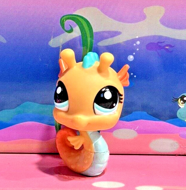LITTLEST PET SHOP Lps Authentic Peach And Teal Seahorse #1958 EUR 8,00 ...