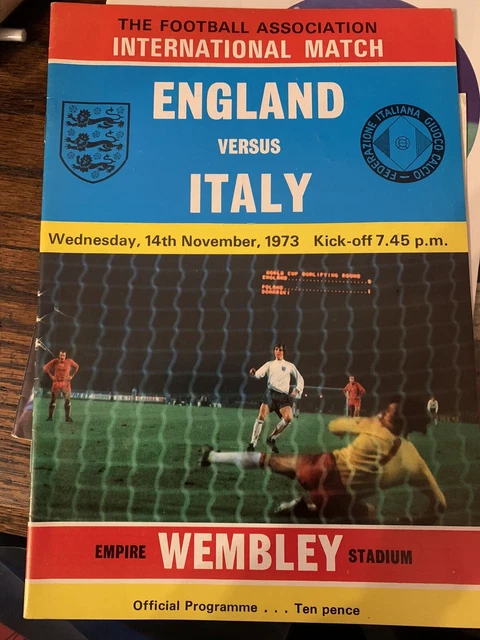 COLLECTION OF 13 England Official Matchday Programmes 1970’s/80’ + 12 ...
