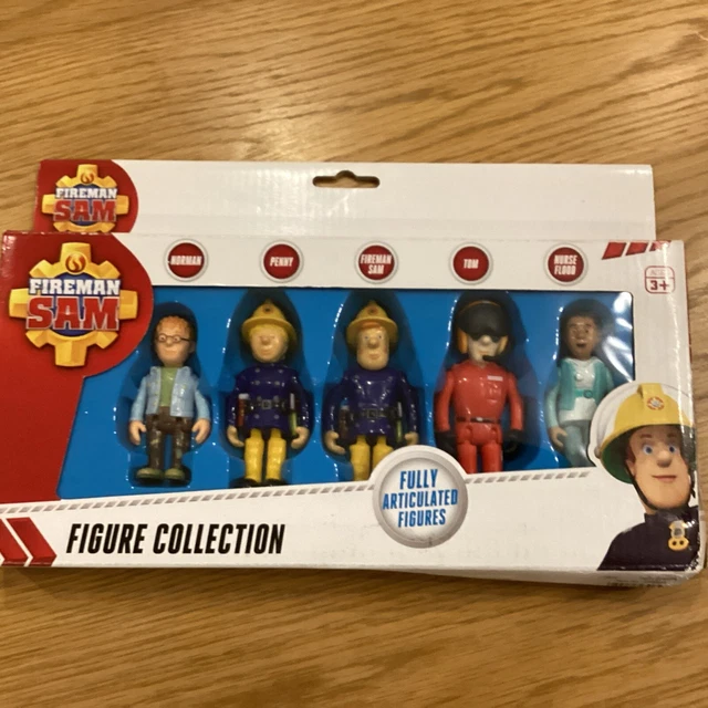 FIREMAN SAM ARTICULATED Figures Norman Penny Sam Tom Nurse Flood Pack ...