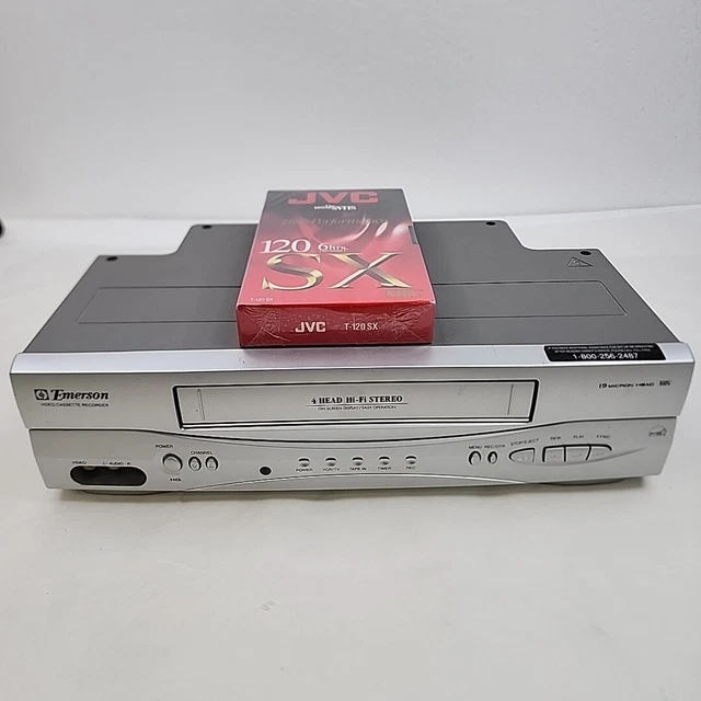 REPRODUCTOR DE GRABADORA de Casetes de Video VHS Emerson EWV603 VCR 4 ...
