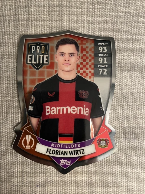 TOPPS MATCH ATTAX 23/24 SH16 Pro Elite Shield Florian Wirtz Card £6.99 ...