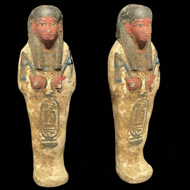 BEAUTIFUL ANCIENT EGYPTIAN USHABTI SHABTI - 664 - 332bc (22) £27.00 ...
