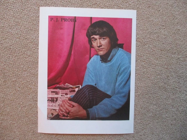P.J. PROBY. ORIGINAL colour picture from the 1960s. 10 x 8 ". £2.19 ...