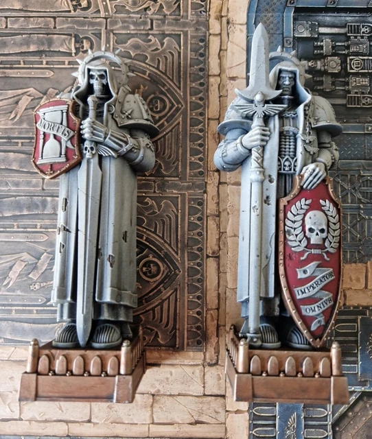 SECTOR IMPERIALIS PAINTED Basilicanum Statues Warhammer 40k Games ...