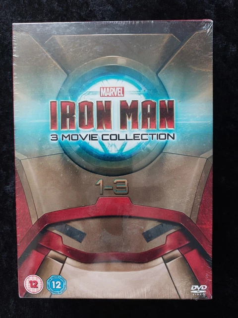 IRON MAN DVD Box Set**3 Movie Collection**Robert Downey J** 2016 New ...