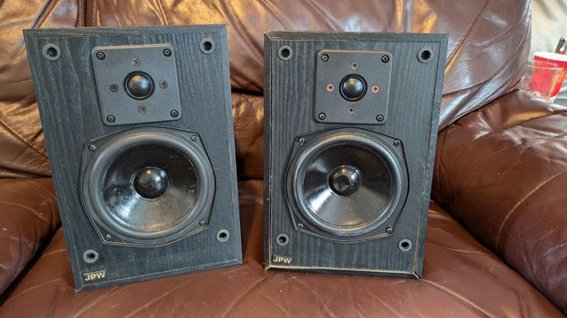 JPW GOLD MONITOR Speakers Hi-Fi Stereo Bookshelf Loudspeakers Made in ...