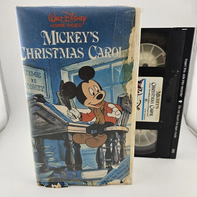 MICKEYS CHRISTMAS CAROL VHS Walt Disney 1983 Tape £5.17 - PicClick UK