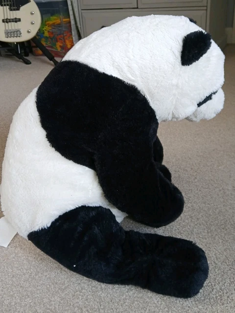 IKEA DJUNGELSKOG LARGE Super Soft Panda Plush Bear 16" and Small Panda ...