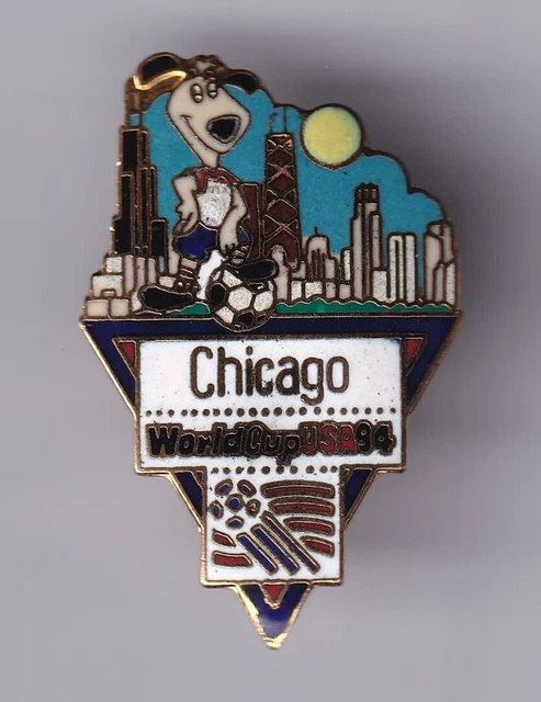 RARE PINS PIN'S .. Football Soccer World Cup Usa 94 Stade Chicago Big ...
