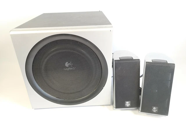 LOGITECH Z-2300 THX Certified 2.1 Speaker System Subwoofer NO REMOTE ...