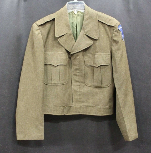 WORLD WAR II U.S. Army Ike Jacket with Follow Me Patch £63.24 - PicClick UK