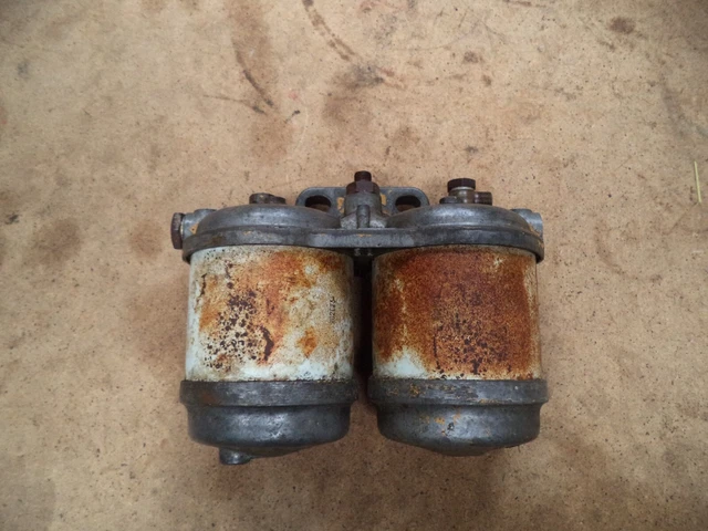 TRACTOR CAV FUEL Filter Housing Assembly Case / David Brown ? Used ...
