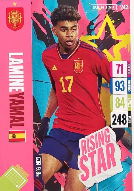 LAMINE YAMAL RISING STAR - Adrenalyn XL 2024 Inghilterra Base n. 243 KB ... LAMINE YAMAL RISING STAR - Adrenalyn XL 2024 Inghilterra Base n. 243 KB ...