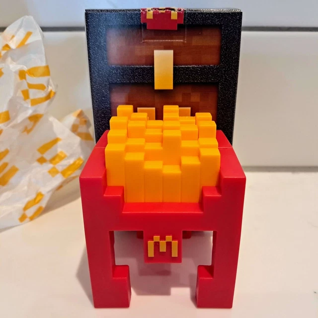 MCDONALD’S MINECRAFT MOVIE Fry Helmet - Used Skin Code £7.99 - PicClick UK
