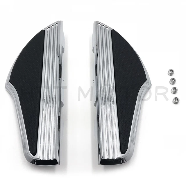 SHARK FIN DEFIANCE Passenger Footboard Kit For Harley 06-17 Dyna 86-19 ...