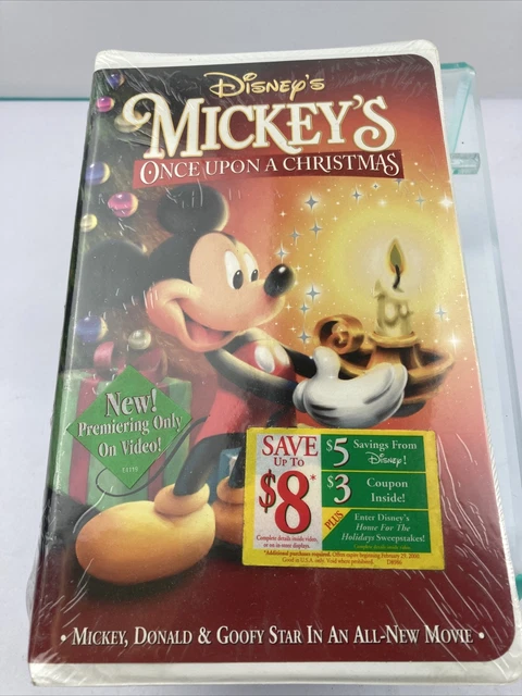 WALT DISNEY GOLD collection mickeys once upon a christmas vhs sealed £ ...