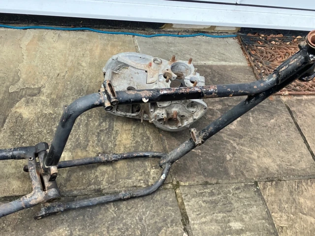 TRIUMPH 5TA 1962, Frame, Swinging arm, Engine cases, Matching numbers £ ...