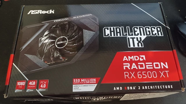 ASROCK AMD RADEON RX 6500 XT Challenger ITX 4GB GDDR6 Scheda Grafica ...