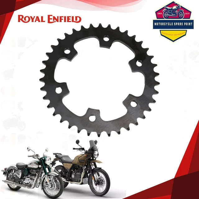 GENUINE ROYAL ENFIELD Sprocket Rear Drive Interceptor & Continental 650 ...