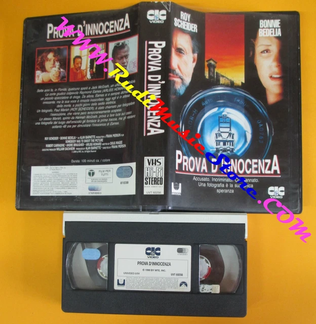 VHS FILM PROVA D'INNOCENZA Roy Scheider Bonnie Bedelia CIC 60256 (F111 ...