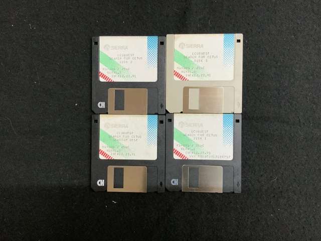 RARE! ECOQUEST SEARCH for Cetus - MS-DOS Floppy disks (No Box) EUR 20,00 - PicClick FR
